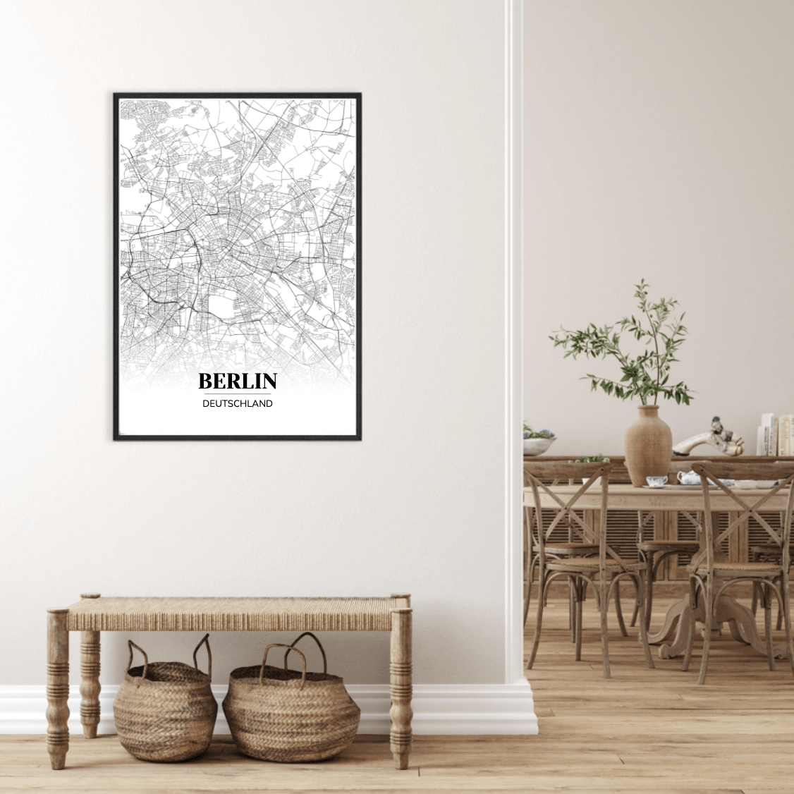 Stadtplan als Poster – MyHappyMoments.de